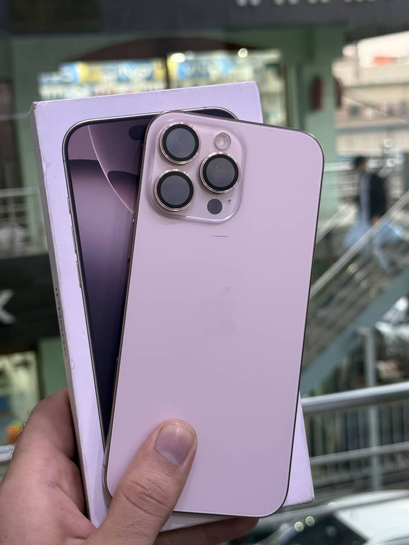 iPhone 16 pro max 256gb non pta physical dual sim 10/10 cond BH 95 ...