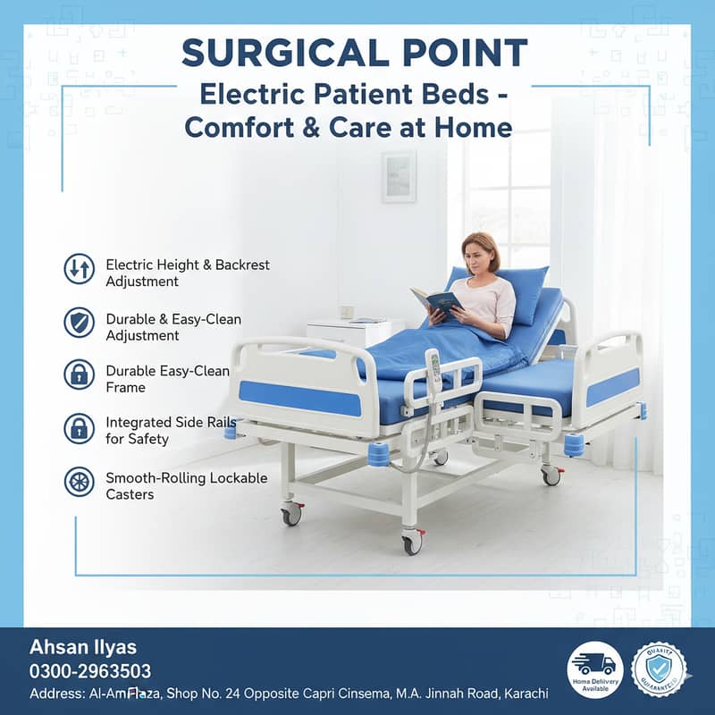 Electric Hospital Bed, ICU Bed, Surgical Bed Ward Bed, Patient Bed ...