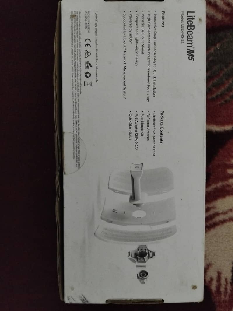 Ubiquiti LiteBeam M5 – Complete Wireless Link (2 Units) - Dish Antennas ...