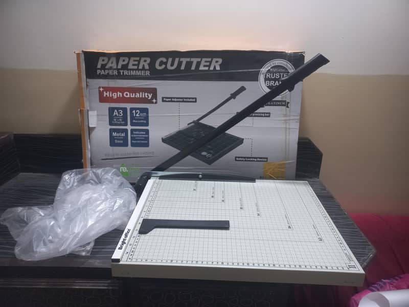 Paper Cutter Trimer A3 size Full Metal Body - Stationery Items - 1110743023