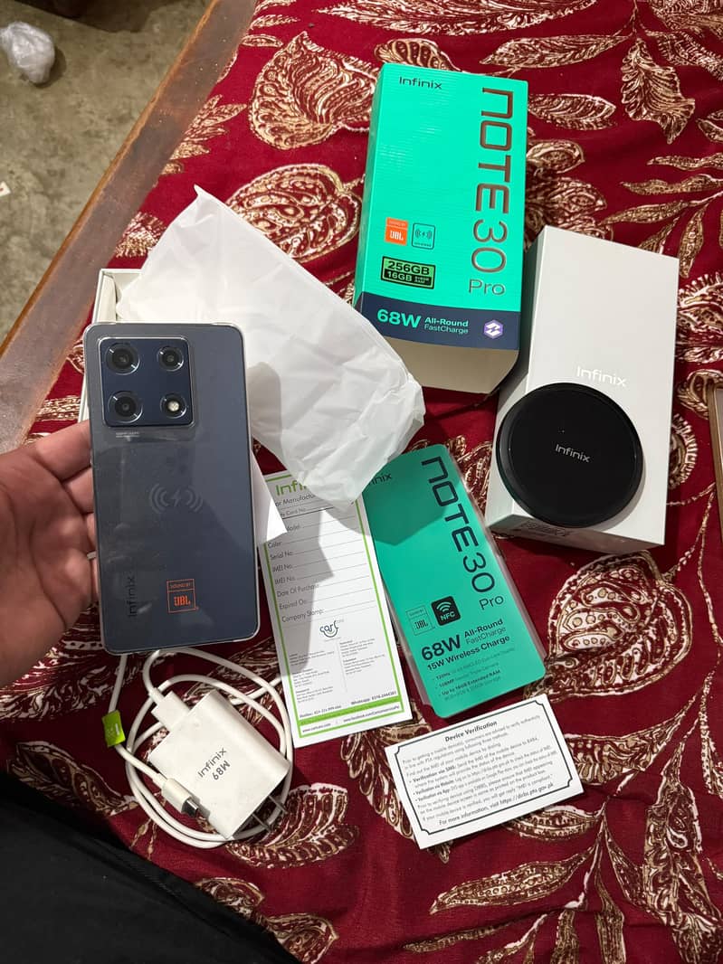 infinix 30 Pro 8GB Ram 256 GB PTA box - Mobile Phones - 1110752525