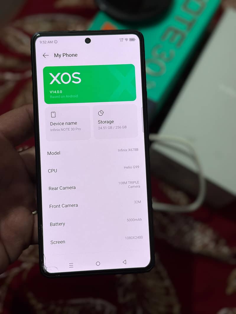 infinix 30 Pro 8GB Ram 256 GB PTA box - Mobile Phones - 1110752525