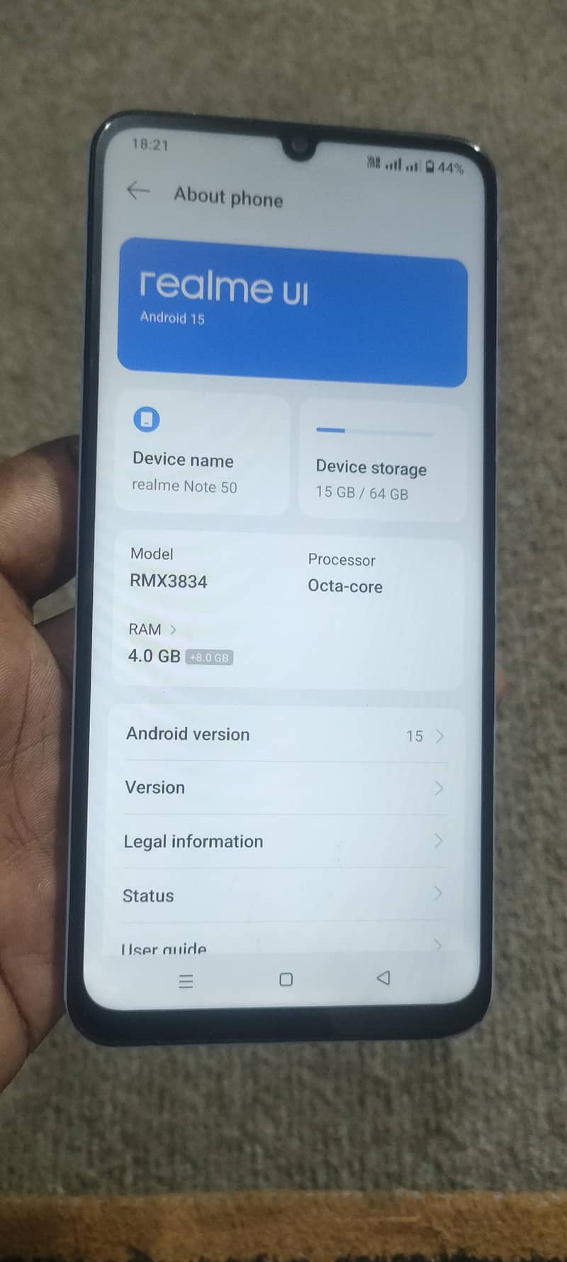 Realme note 50 4+8ram 64gb with box - Mobile Phones - 1110757800