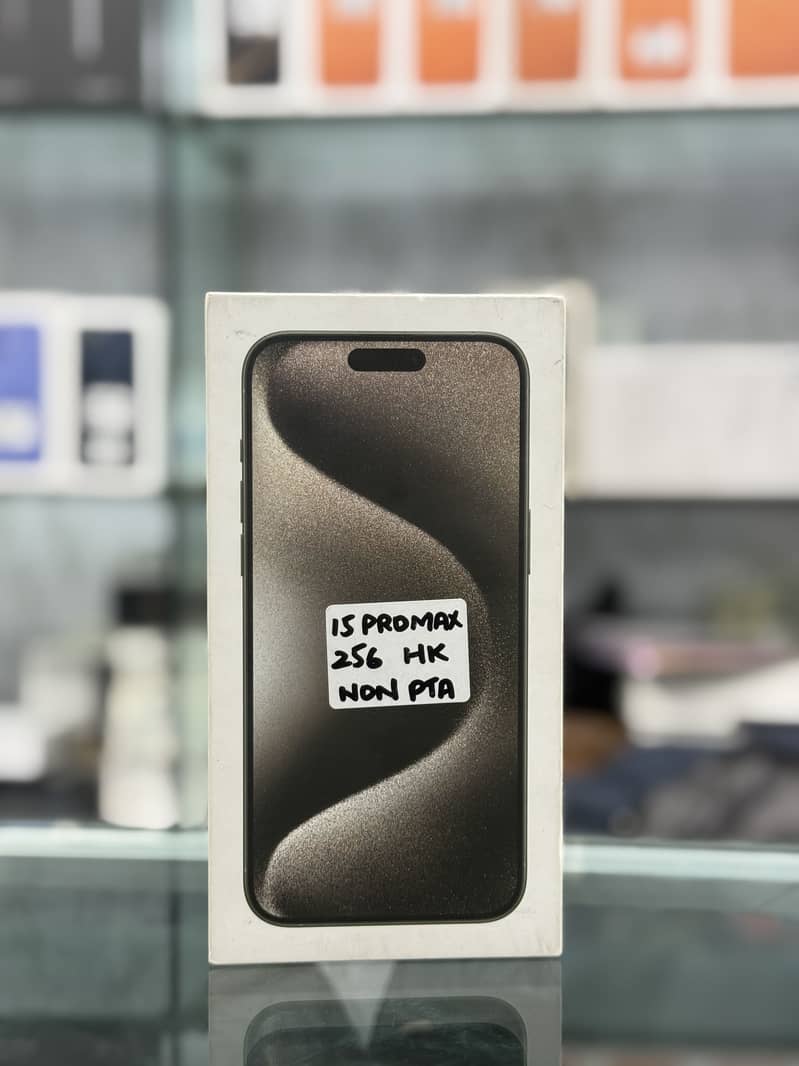 IPHONE 15 PRO MAX 256 GB HK PHYSICAL DUAL SIM BOX PACK NON ACTIVE ...