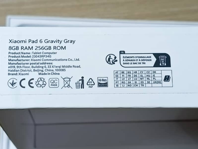 xiaomi pad6, 8 gb ram, 256 gb rom, 120 fps - Tablets - 1110776131