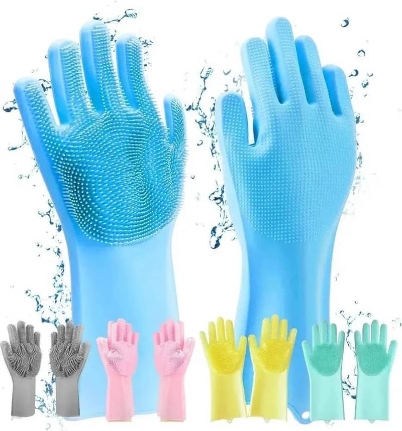 Color full silicone dish washing gloves - Other Kitchen Appliances ...