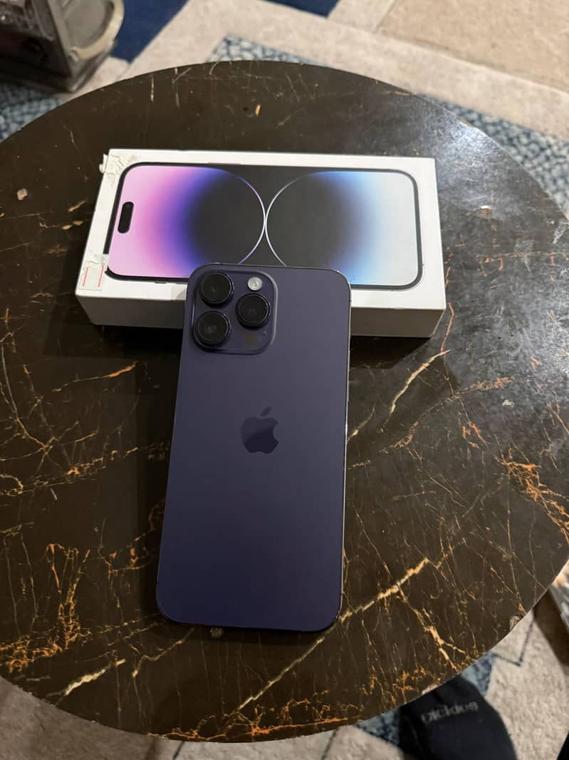 14 pro max factory unlock deep purple - Mobile Phones - 1110781008
