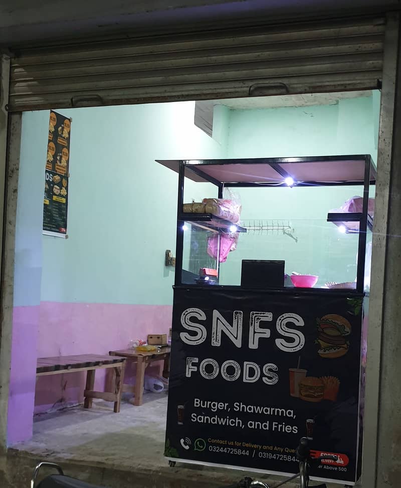 Fast-food Counter for Burger Shawarma - Food Display Counters - 1110786891