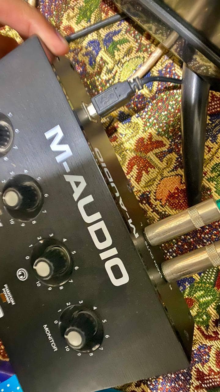 M Audio track Duo Interface for Studio Recording Pro Tool - Audio ...