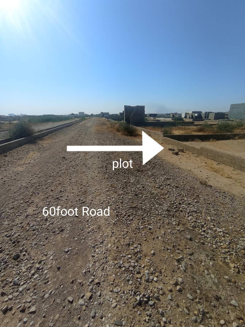 New layari taiser twon secter 53 block A 60 foot commercials plot ...