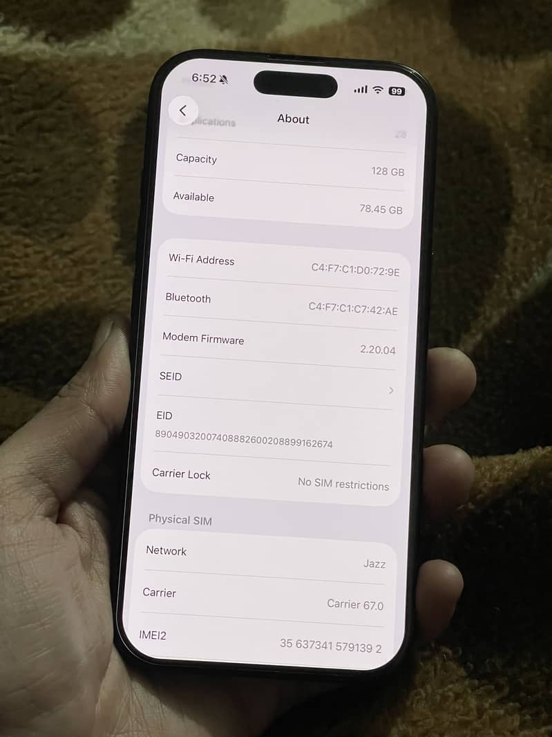 IPhone 16 Pro 128Gb With Box Factry unlock - Mobile Phones - 1110804890