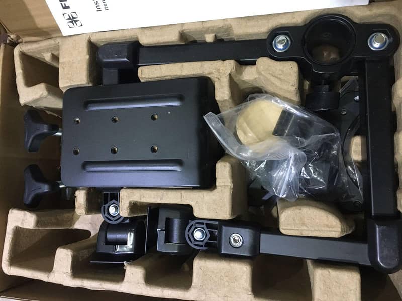 FLEXIMOUNTS D1D Full Motion Dual Arm Desk Monitor Mount Stand - Wall ...