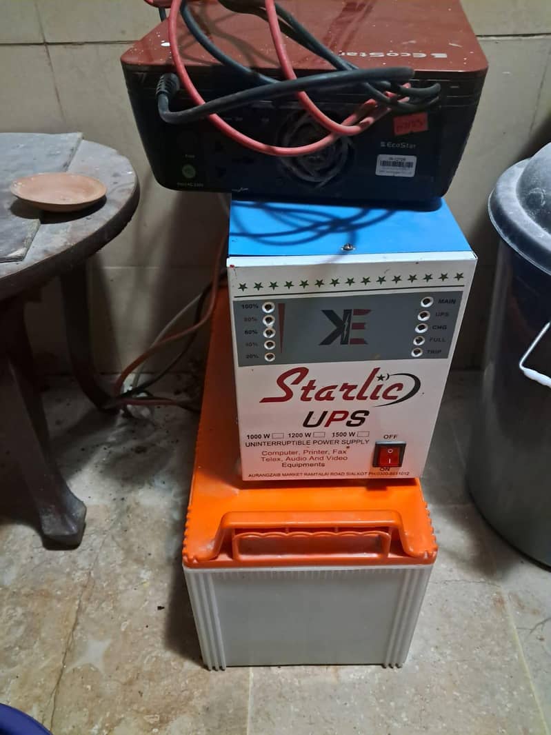 UPS Inverter & Heavy Duty Battery – Excellent Condition - Solar ...