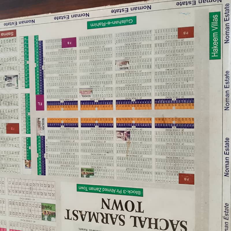 120sq plot for sale sachal sarmast society scheme 33 - Land & Plots ...