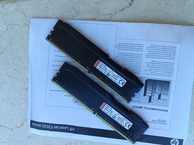 RAM | Hyper X Fury | 8gb x 2 sticks | 3200 Mhz - Computer Components ...