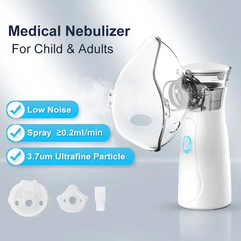High Quality Portable Mesh Nebulizer Machine Asthma Cough cold Relief ...