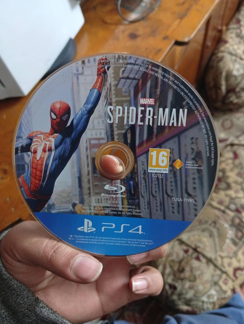 spider man PS4 disc without box - Video Games - 1110846306