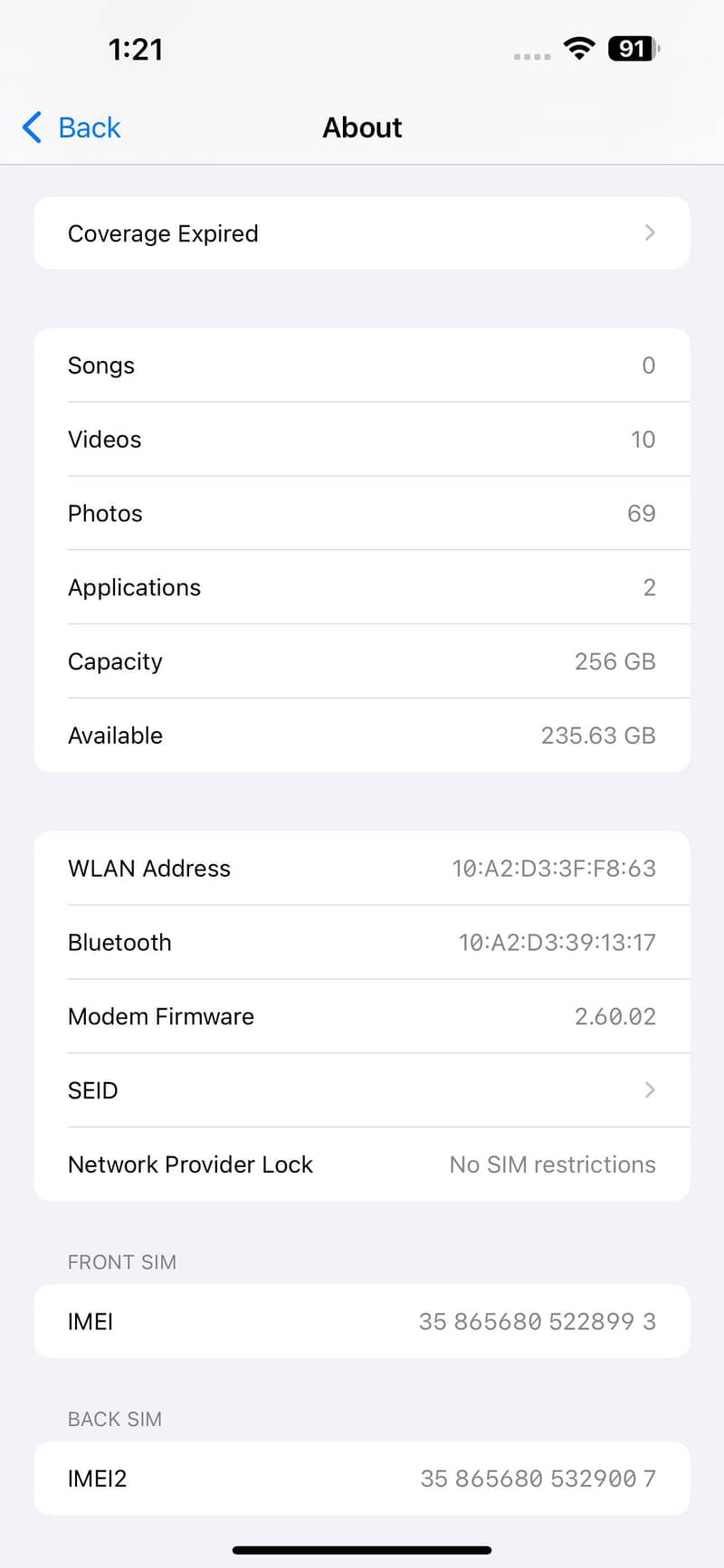 Iphone 15 pro max 256GB Physical+Esim - Mobile Phones - 1110847374