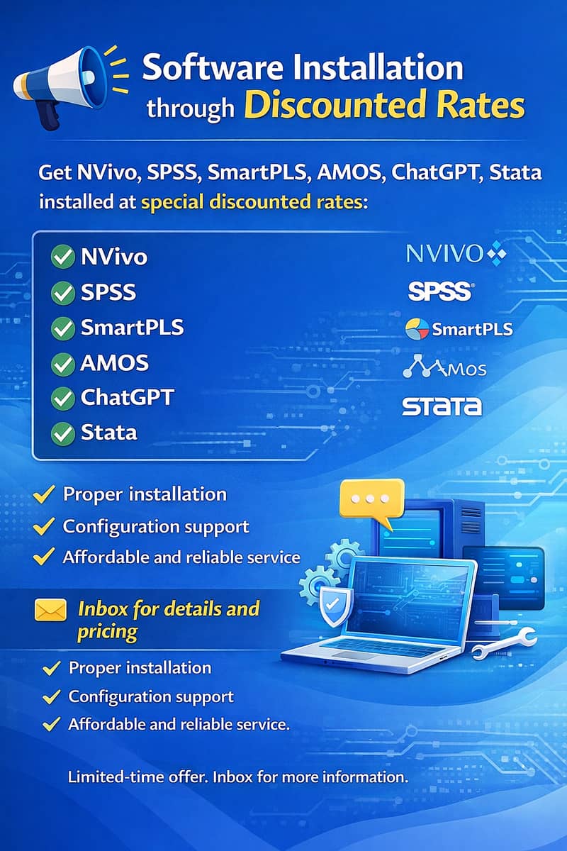 Legal IP Services + NVivo SPSS AMOS SmartPLS Support - Consultancy ...