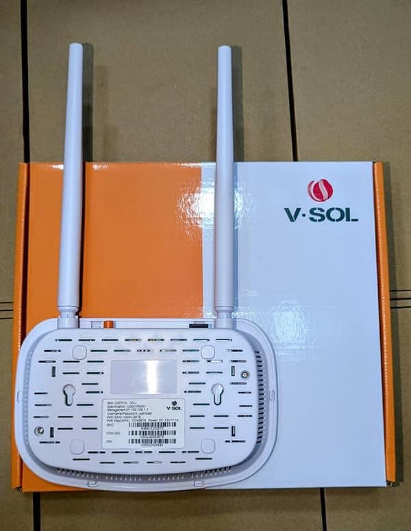 V-SOL GPON ONU WiFi Router for Sale – Box Available - Dish Antennas ...