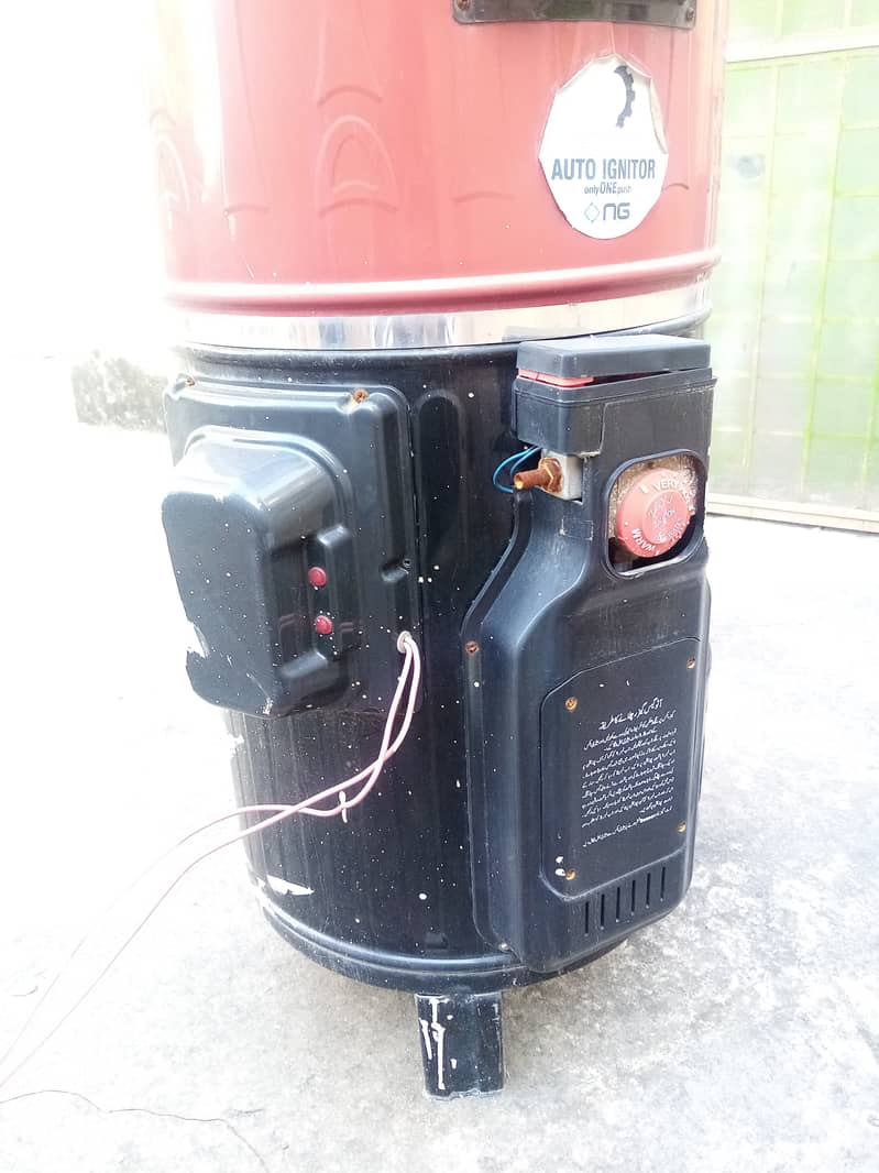 NasGas Dual Geyser 35 Gallon Electric & Gas, Super Deluxe Used 1 Mont ...