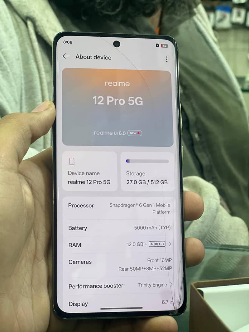 Realmee 12 Pro 5G Saudia Arab Ka set - Mobile Phones - 1110872602