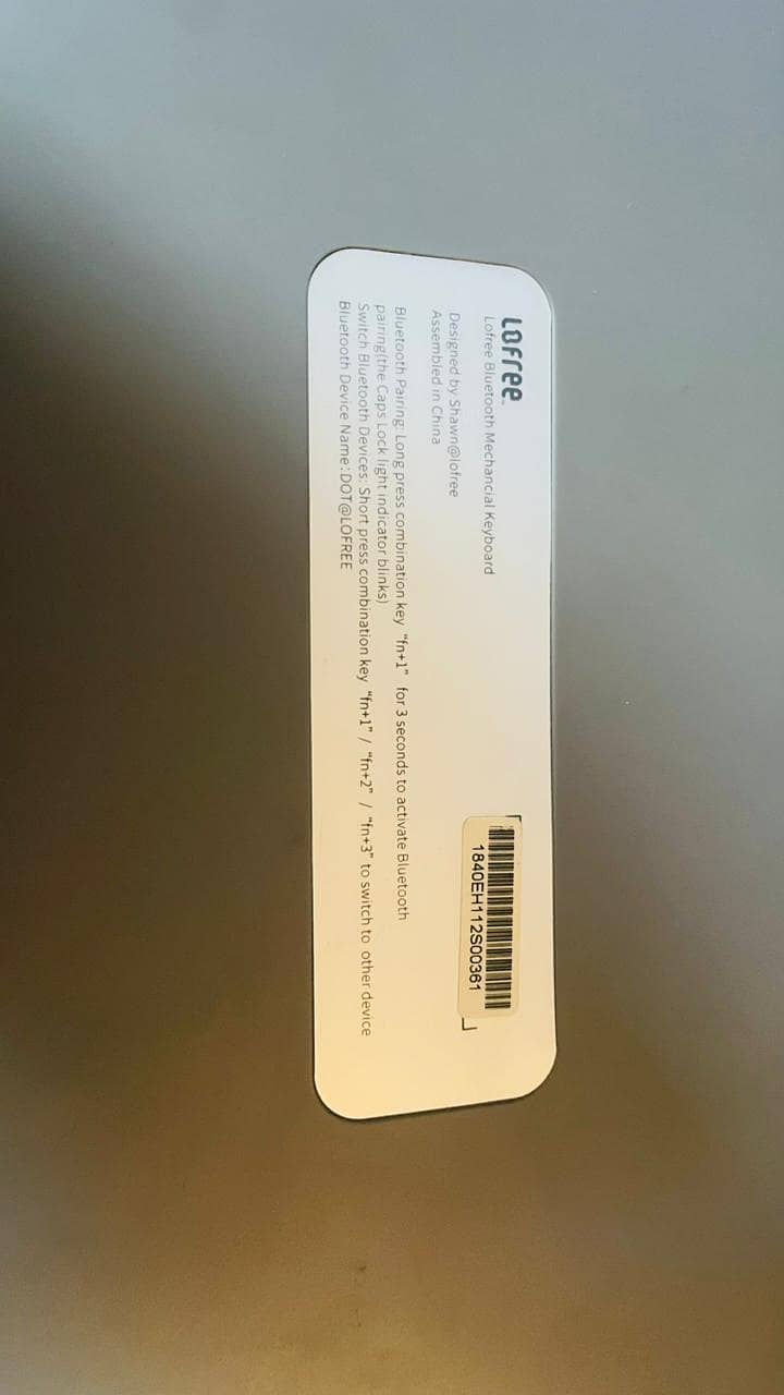 Lofree Dot Mechanical Keyboard (Blue Switches) - Computer Components ...