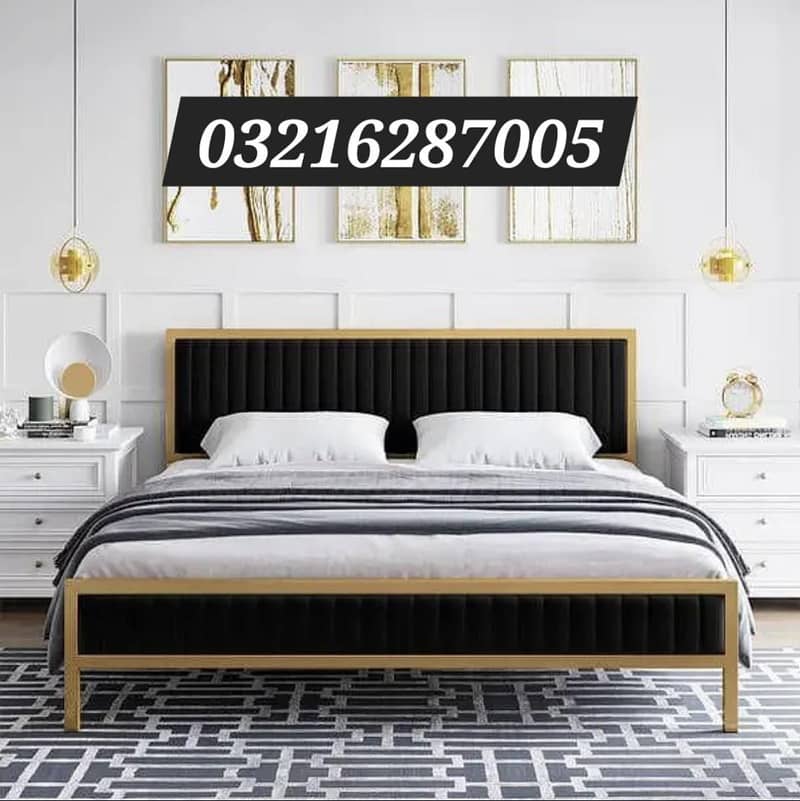 Bed Set //Double Bed //Single Bed //Iron Bed // Steel Bed //Furniture ...