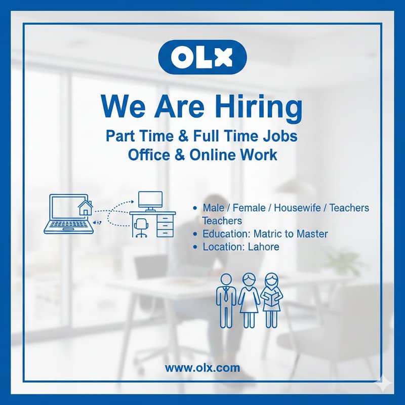 Office & Online Work Available – Male/Female – Lahore” - Part Time Jobs ...