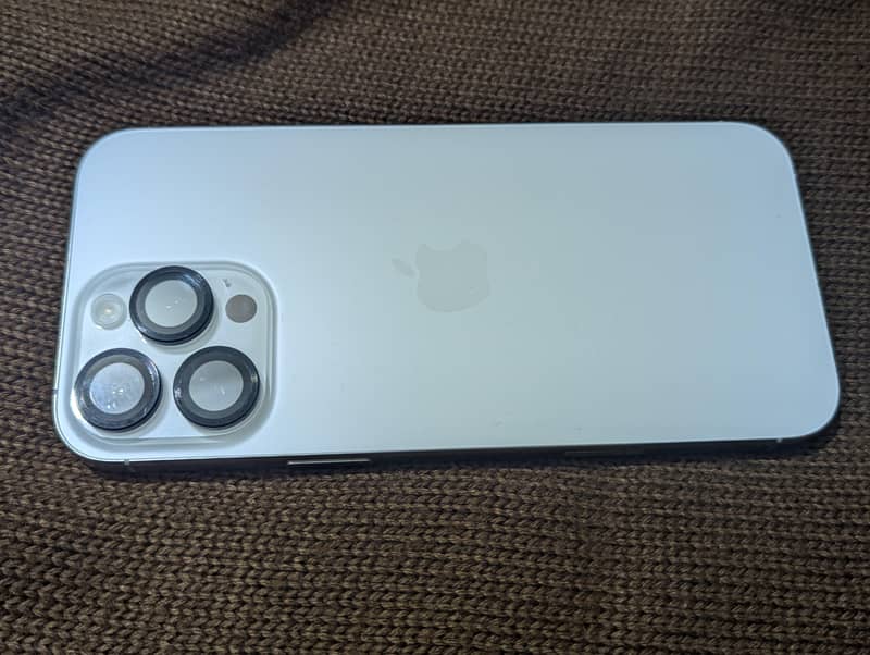 iPhone 16 Pro Max 256GB White Titanium 98% Battery Warranty June 2026 ...