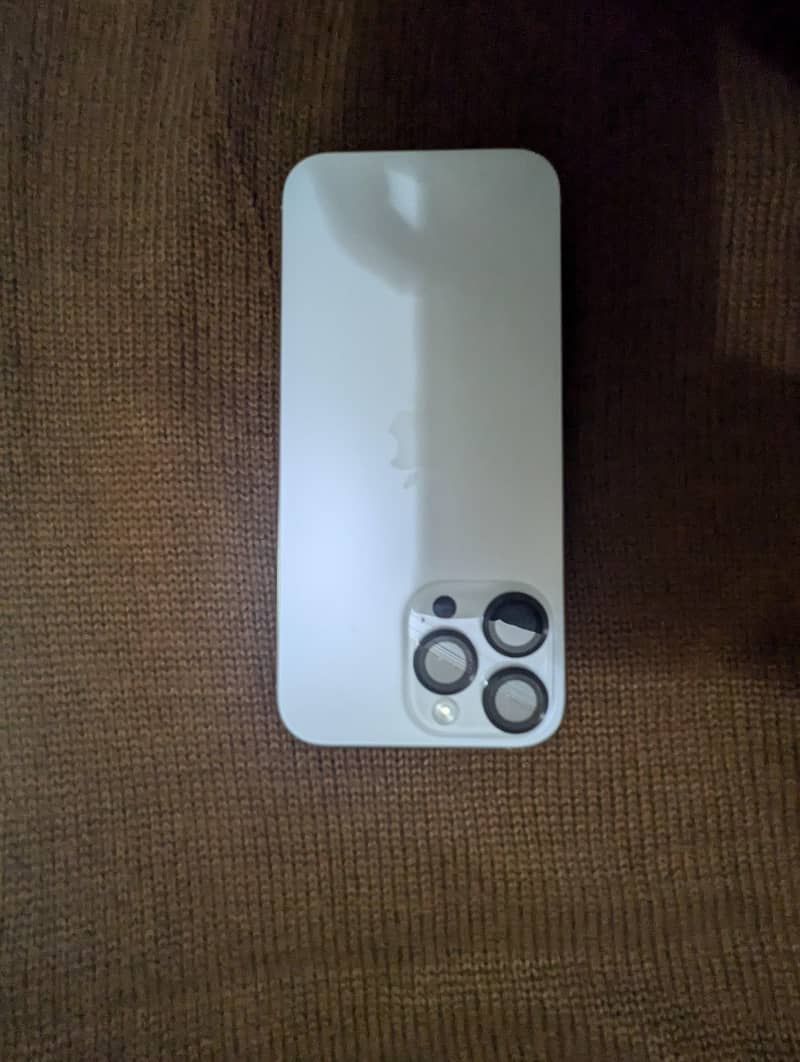 iPhone 16 Pro Max 256GB White Titanium 98% Battery Warranty June 2026 ...