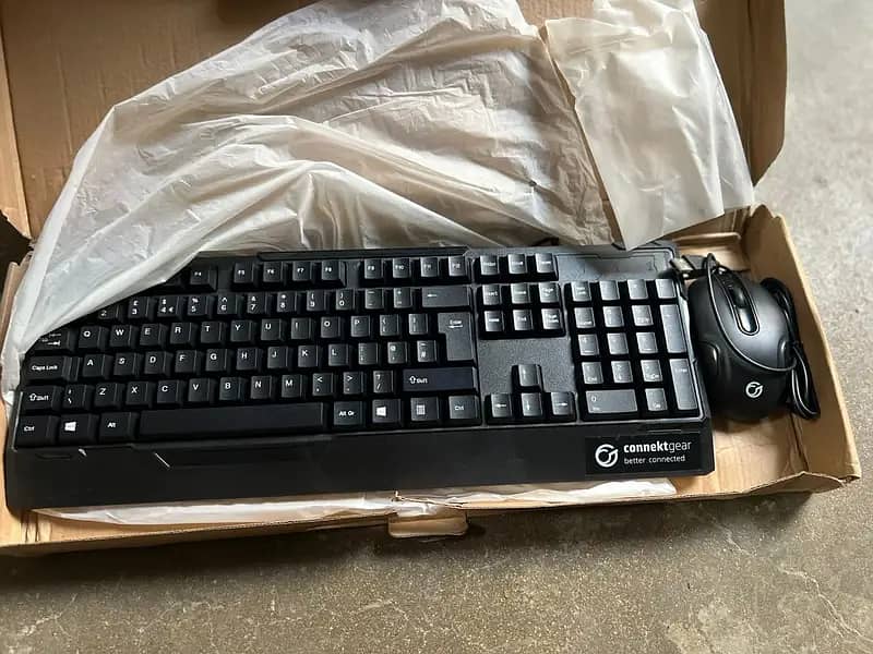 Connekt Gear USB Wired Keyboard/Optical Mouse - Computer & Laptop ...