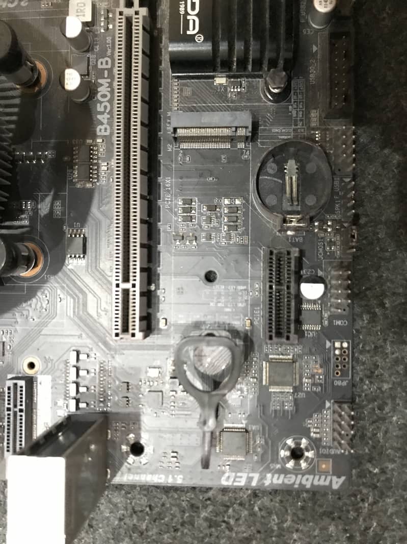 B450m motherboard + Stock Cooler + NVMe slot - Computer Components ...