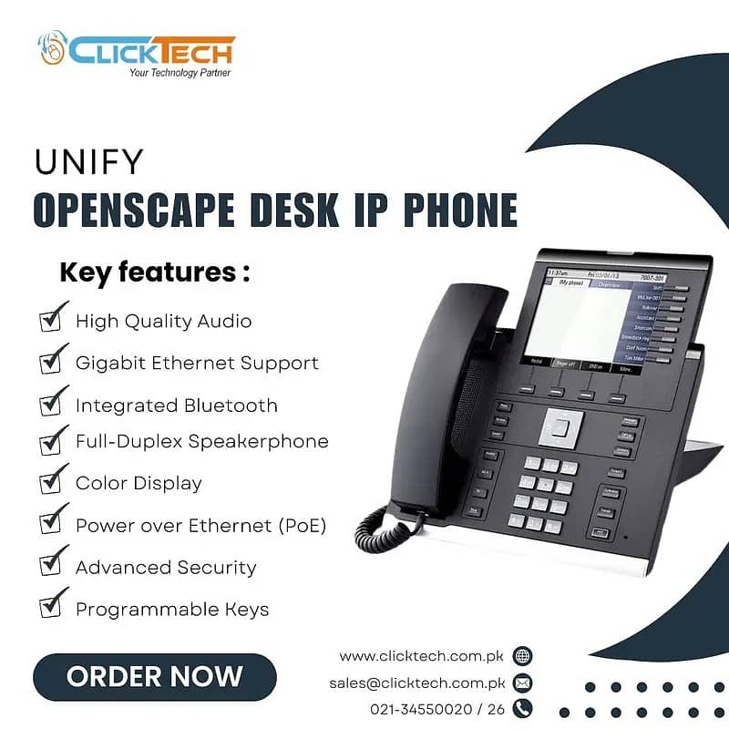 Unify IP Phone web base | OpenScape Desk IP Phone | Easy to used ...