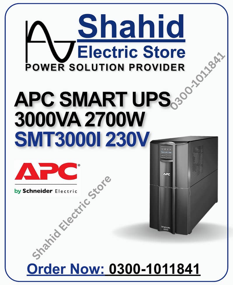 APC Smart UPS 3kva SMT3000I 230V - UPS - 1093097675