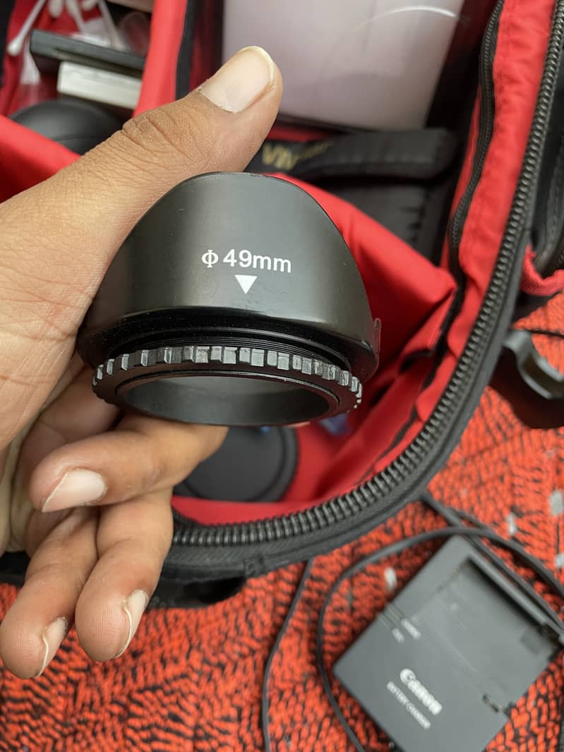 Flash gun coller mic flash diffuser uv filters camera bag. blower ...