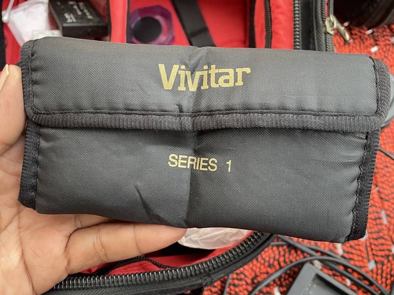 Flash gun coller mic flash diffuser uv filters camera bag. blower ...