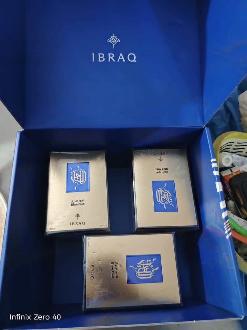 IBRAQ Blue Oud Perfume – Original Box Pack - Fragrance - 1111204384