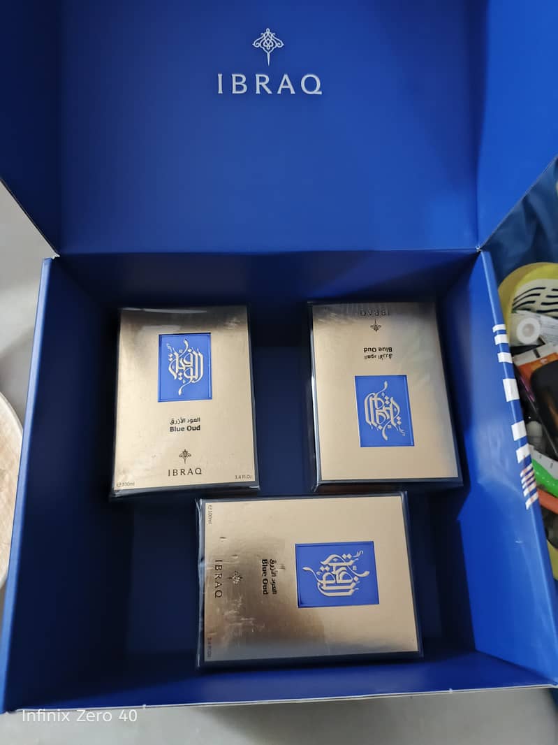 IBRAQ Blue Oud Perfume – Original Box Pack - Fragrance - 1111204384