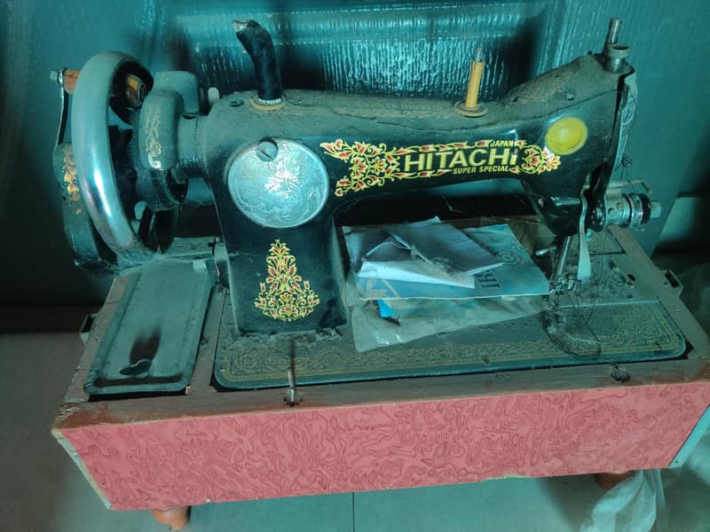 Used Hitachi Sewing Machine not in used for long time. - Sewing ...