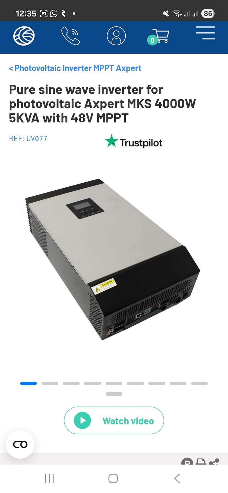 voltronics 5kva 60amp. mppt 48v battery - Solar Inverter - 1111771310