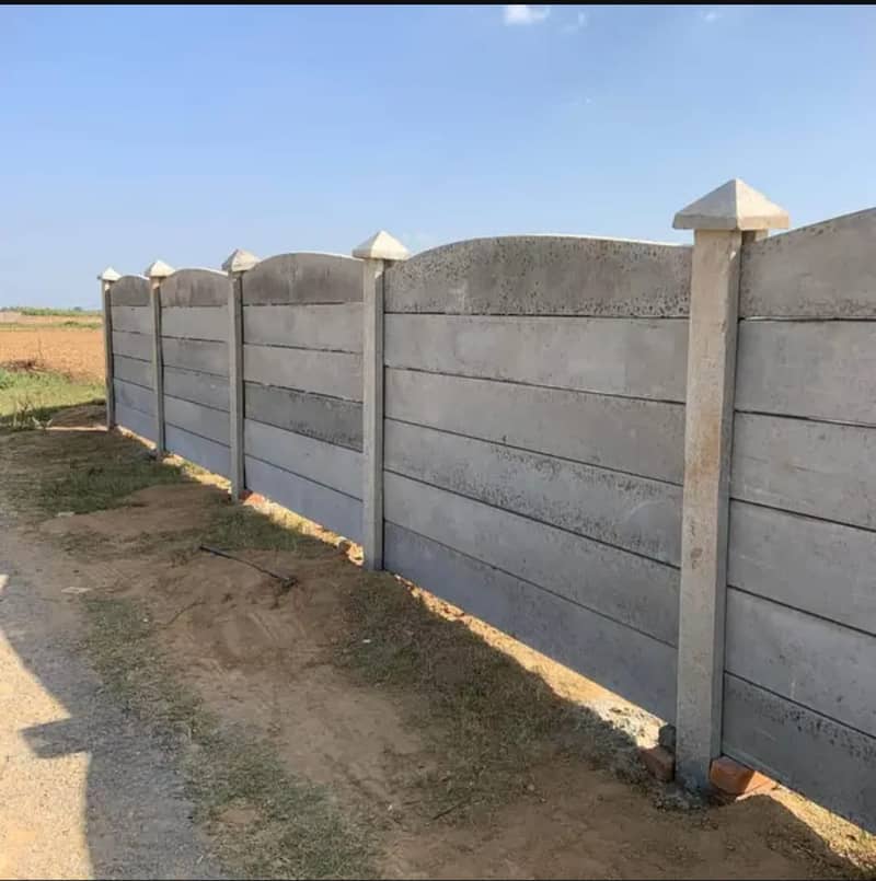 Precast boundary wall and Precast roof / tayar chatey or dewar ...