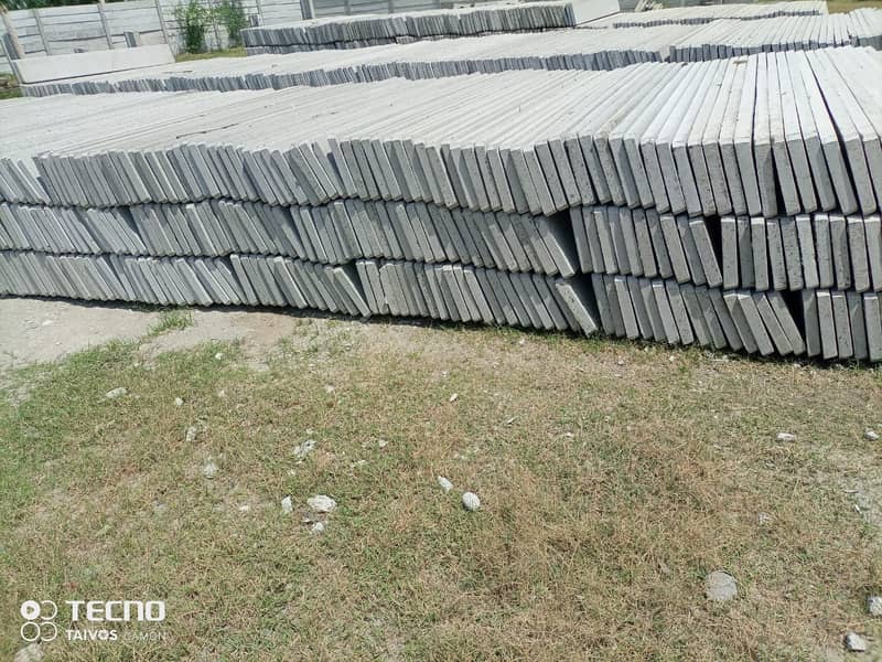 Precast boundary wall and Precast roof / tayar chatey or dewar ...