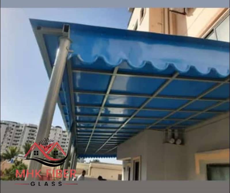 Plain Fiber Shade | Fiber Glass Sheet Best Price in karachi - Other ...