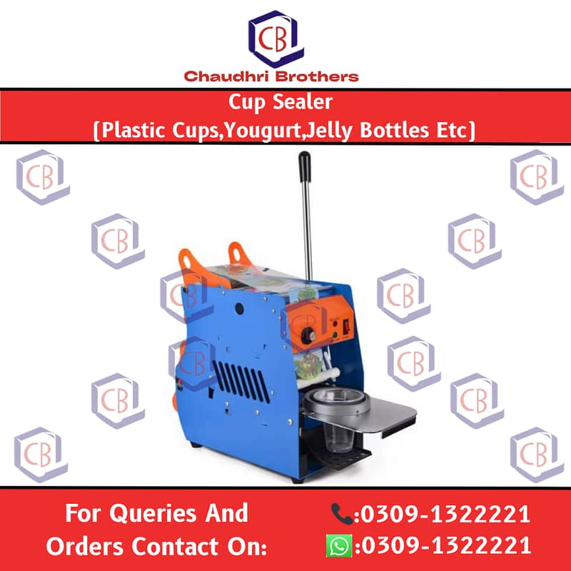 Heavy Duty Cup Sealer Machine//Juice,plastic Bottles//Raita Sealer ...