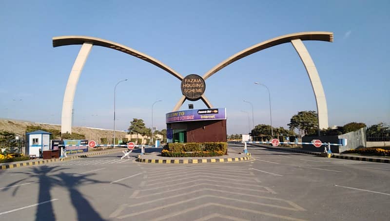 5.33 Merla Commercial Plot For Sale, Falcon Down Town,Fazaia Phase 1 ...