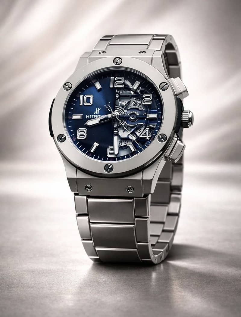 Hublot Style Heavy Watch with Date - Watches - 1113222851