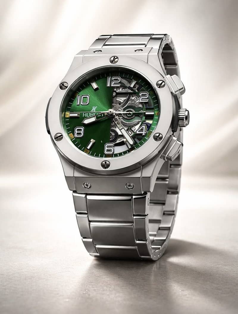 Hublot Style Heavy Watch with Date - Watches - 1113222851