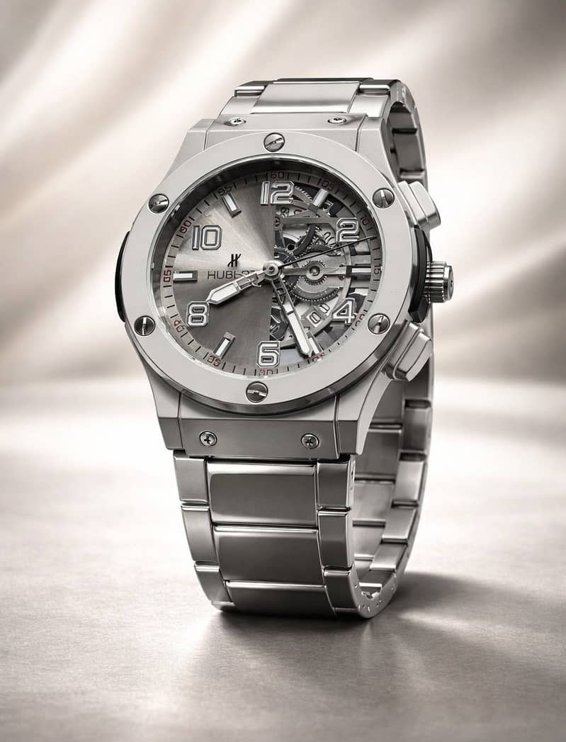 Hublot Style Heavy Watch with Date - Watches - 1113222851