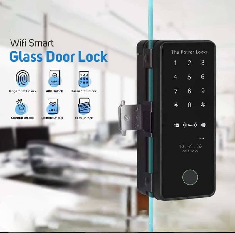 Keyless Fingerprint Door Lock RFID Card PIN Access Digital Door Lock ...